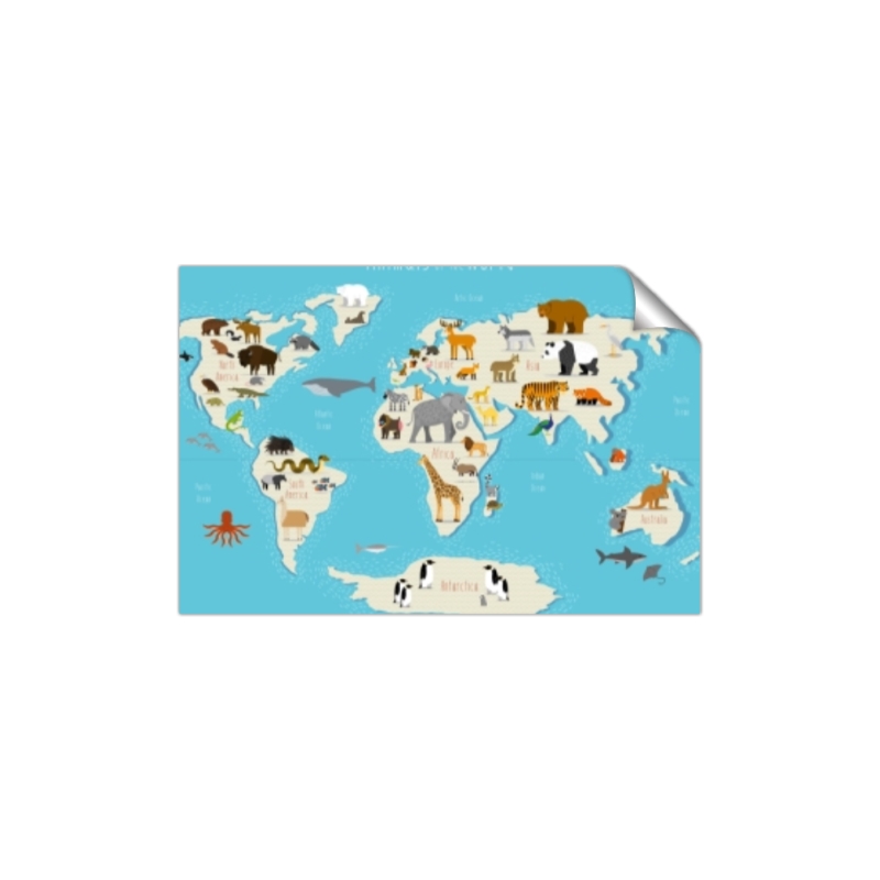 nextART. Animals Map of the World