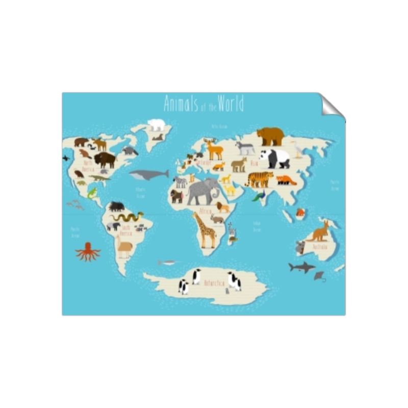 nextART. Animals Map of the World