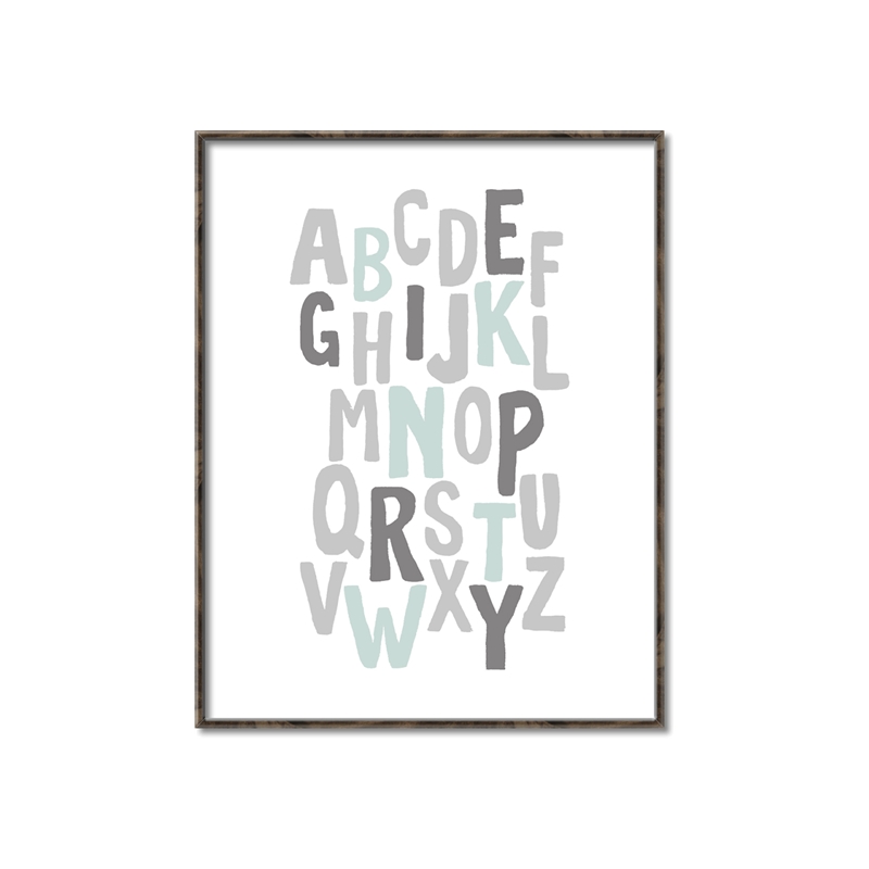 nextART. Mint Alphabet II