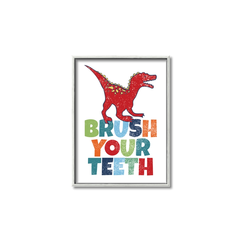 nextART. Brush Your Teeth Red Dino