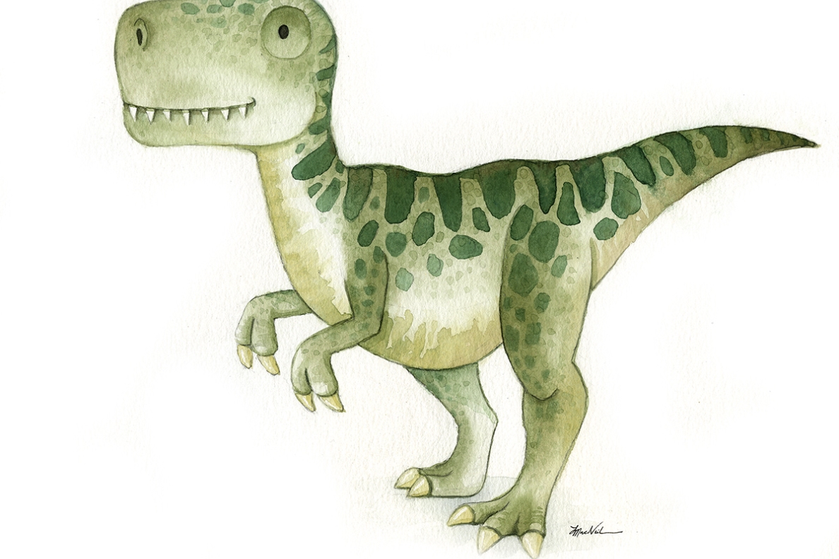 nextART. Green Dino