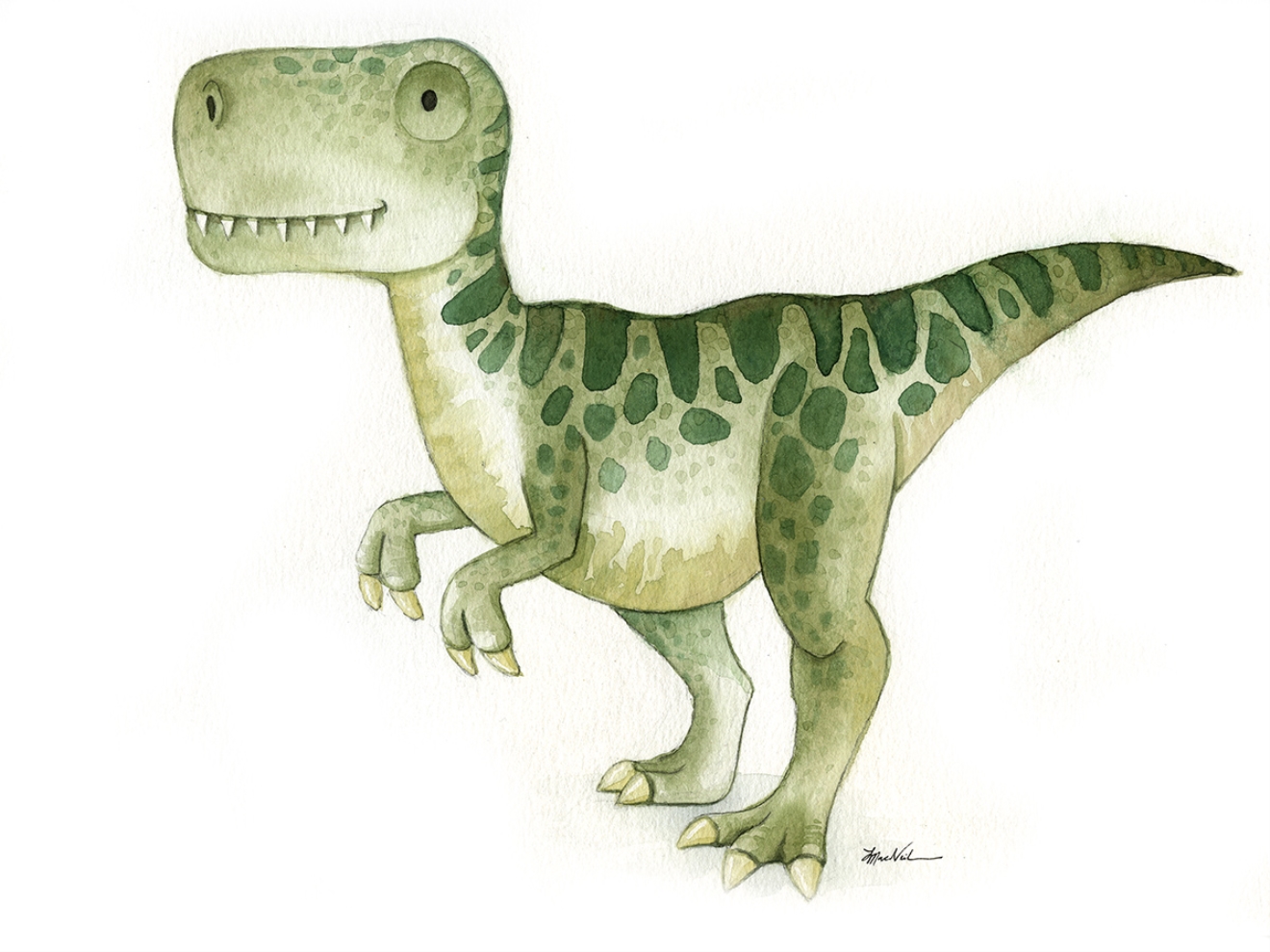 nextART. Green Dino