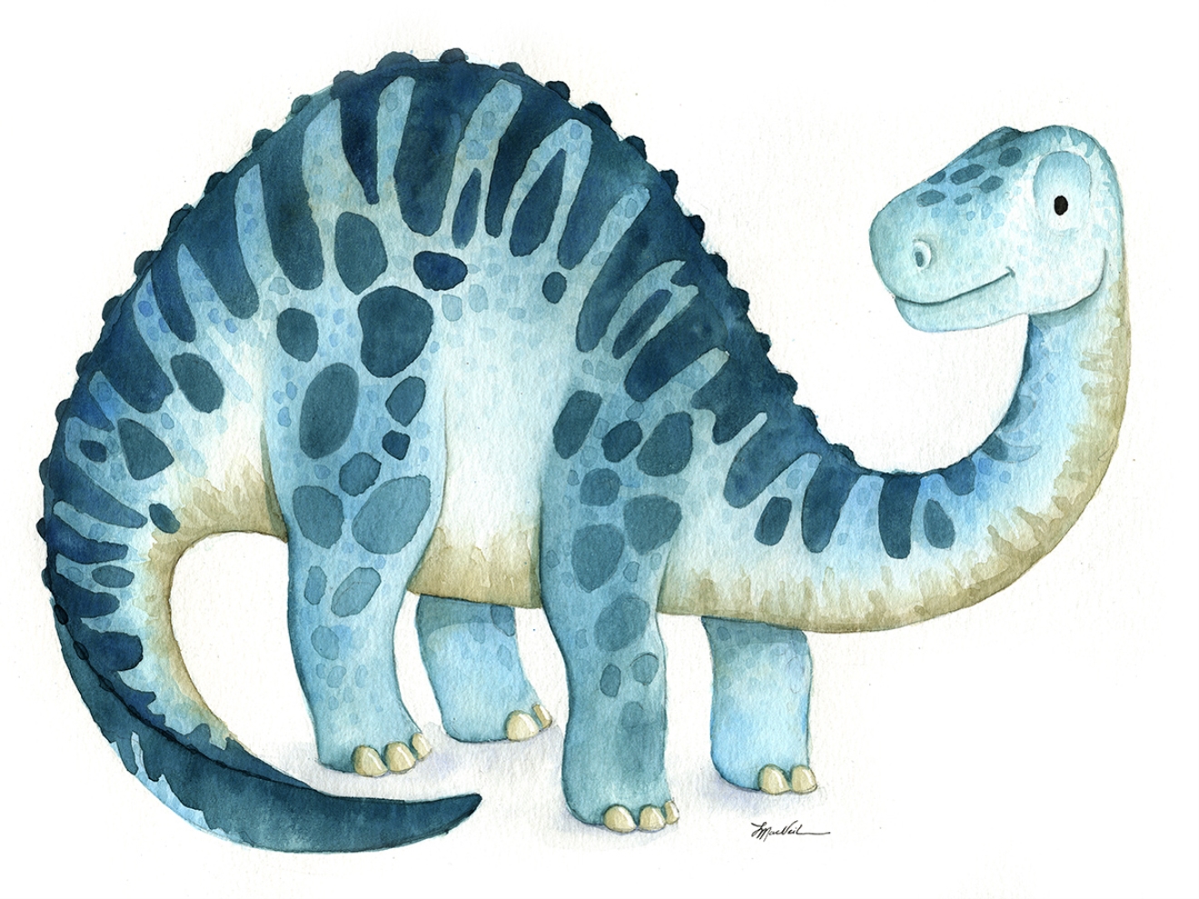 nextART. Blue Dino