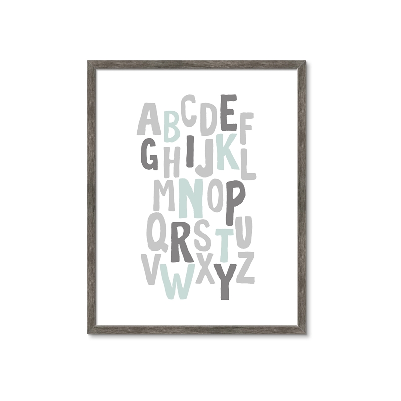 nextART. Mint Alphabet II