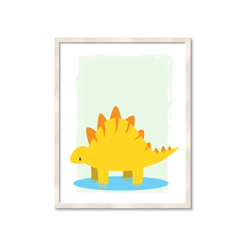 nextART. Yellow Stegosaurus