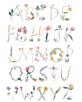 nextART. Botanical alphabet