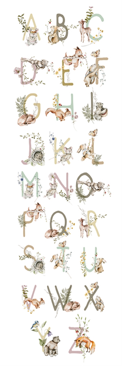 nextART. Woodland animals Alphabet